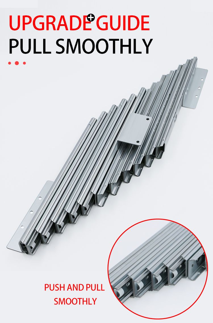 Buy Folding Extension Table Slide, Soft Close Drawer Slides, Table ...