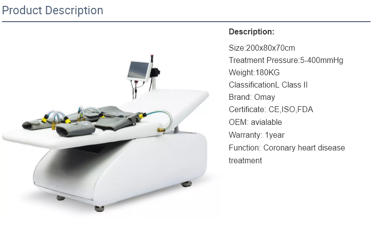Buy High Quality Ce Approved Eecp Heart Therapy Machine Physical Therapy Equipments from Omay ...