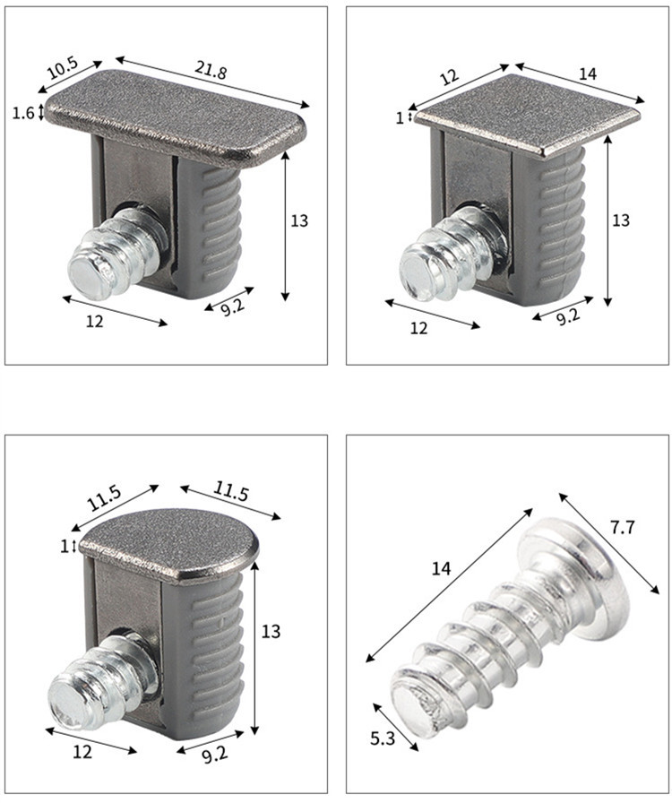 Buy Furniture Invisible Connector Removable Furniture Hidden Connector ...