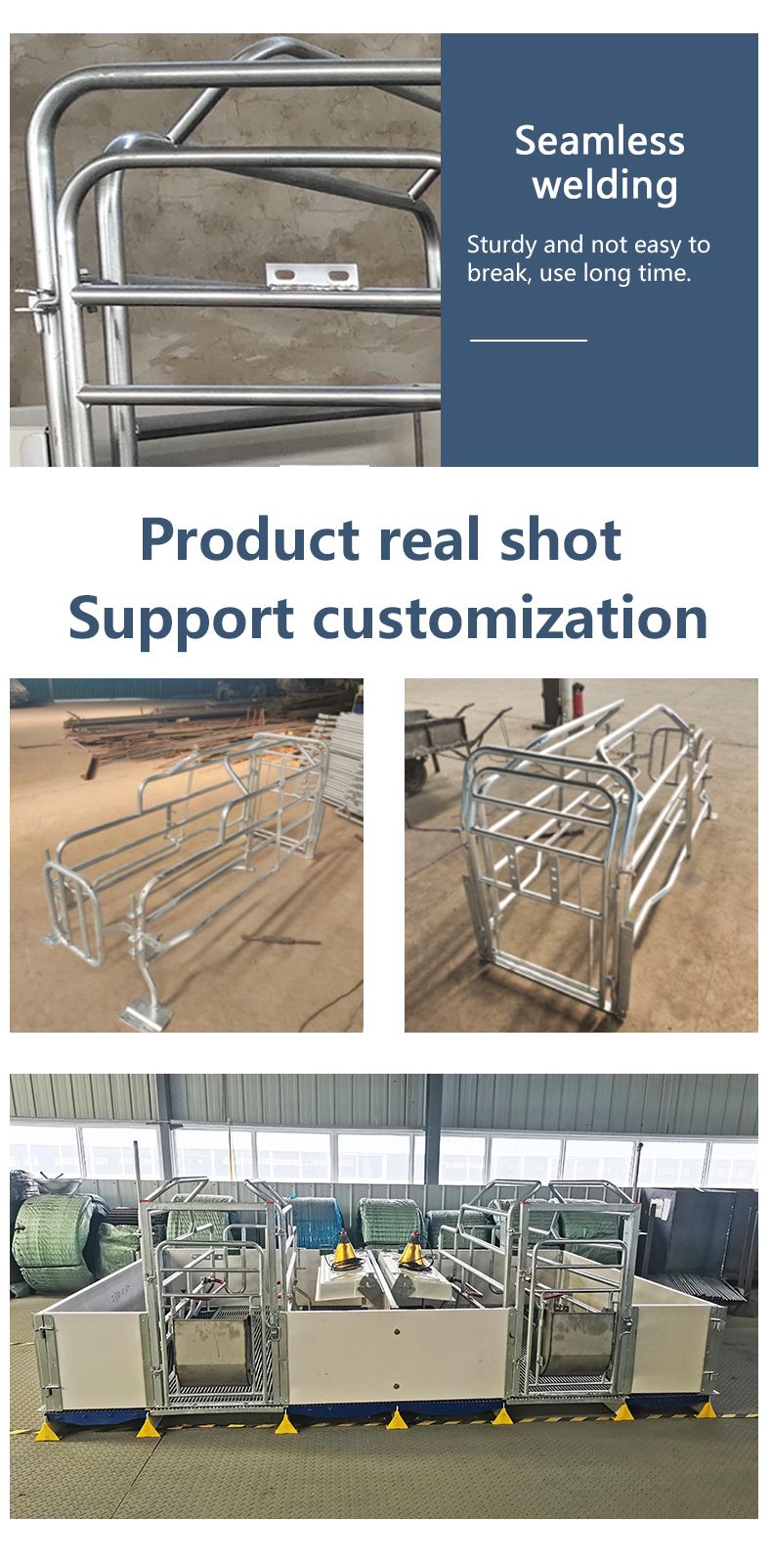 Buy Farm Tools And Equipment Sow Gestation Bed Galvanized Pig Farrowing ...