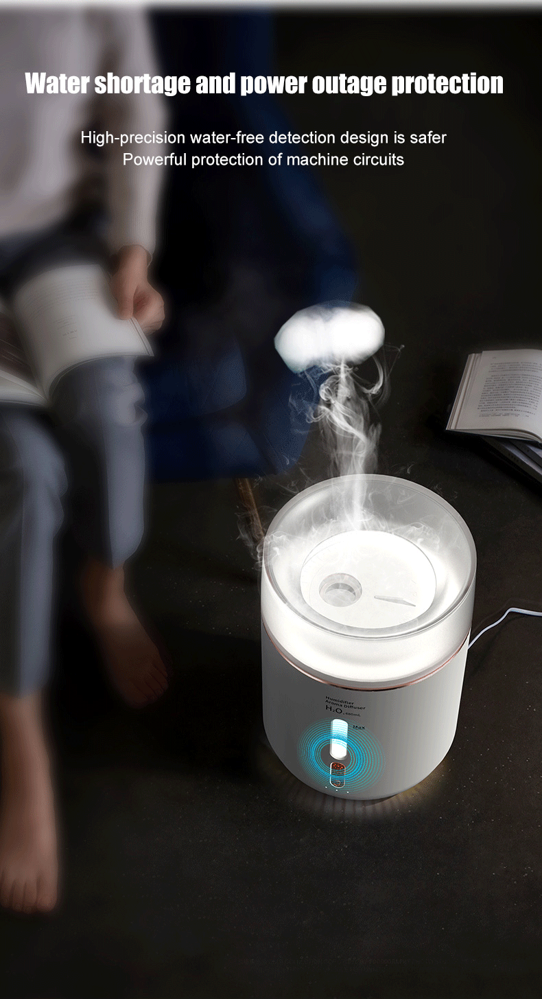 Buy Customizable Desktop Portable Jellyfish Mist Ring Mini Diffuser ...