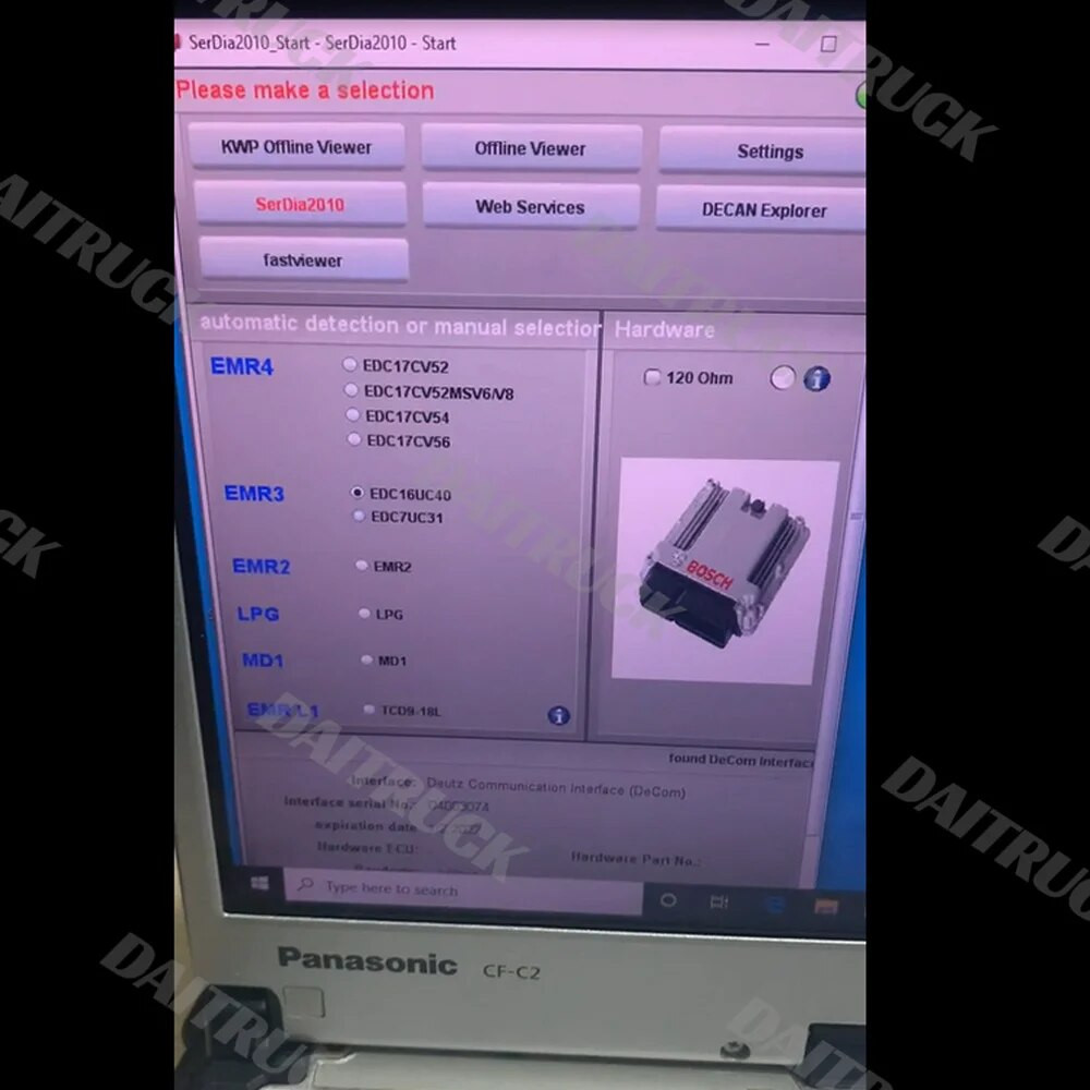 Buy For Deutz Controllers Emr2 3 4 For Deutz Diagnostic Kit For Deutz Decom Diagnosis Scanner ...