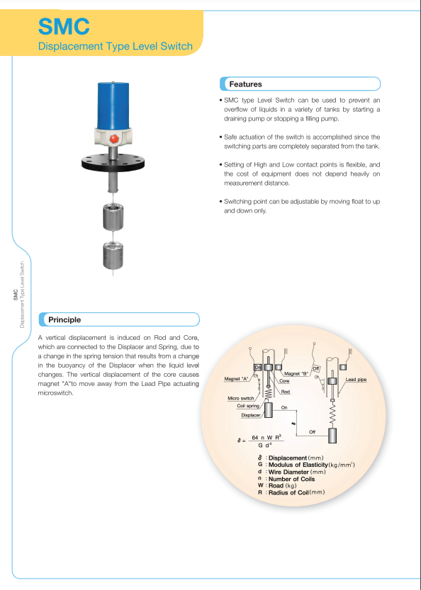 Buy Displacement Type Level Switch: Smc from Seojin Instech Co.,Ltd ...