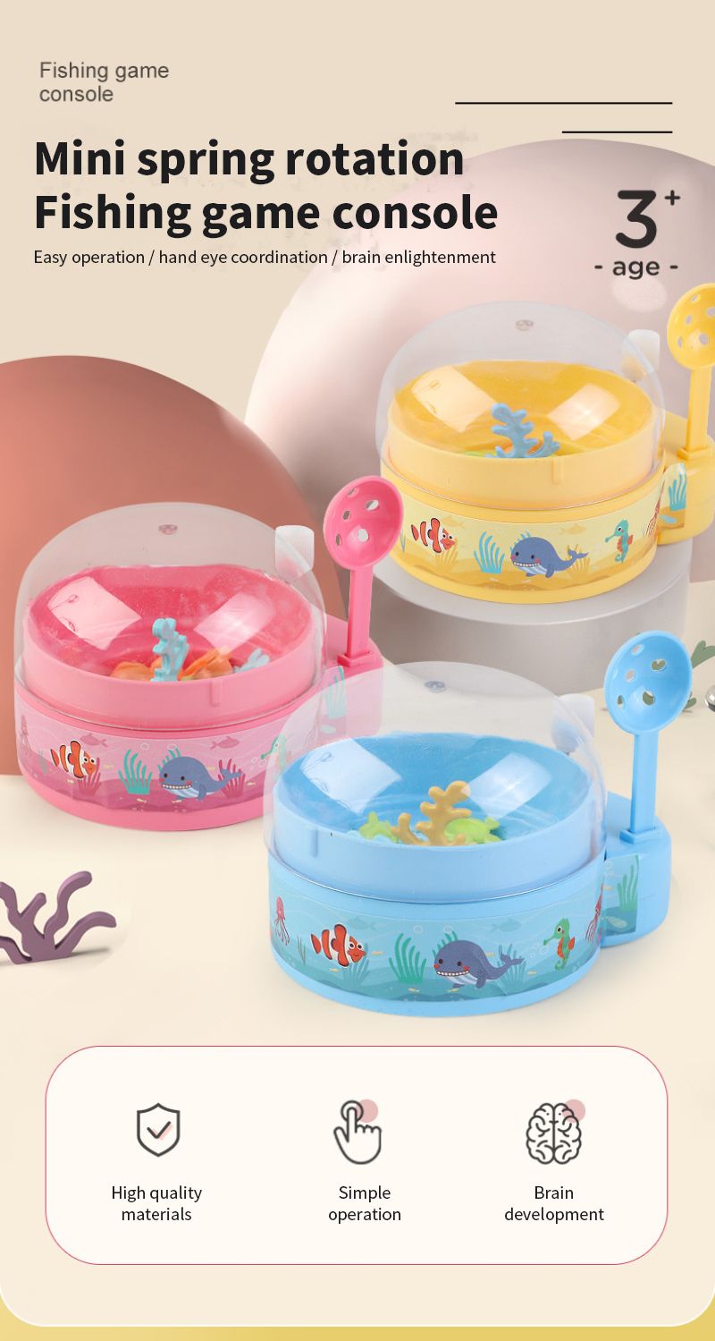 Buy 4 Color Funny Education Toys Mini Trumpet Fishing Game Console ...