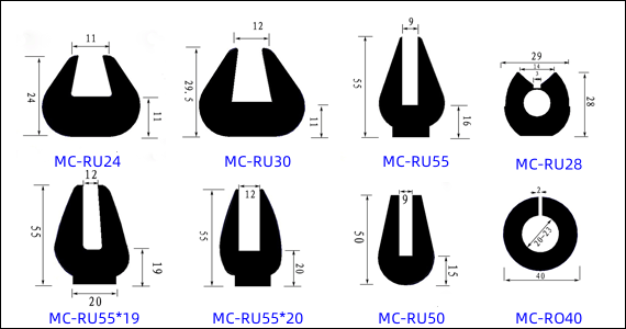 Buy Epdm Rubber Stringer Bar Capping from Xingtai Meicheng Plastic ...