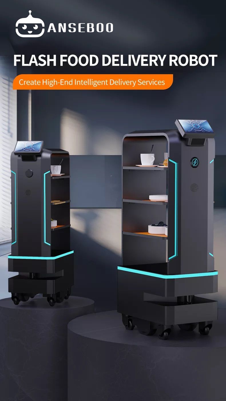 Buy Food Serving Restaurant Hotel Intelligent Waiter Robot Delivery ...