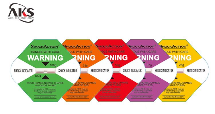 Buy Shockaction Impact Indicator Label Shock Indicator Sticker 25g-100g ...