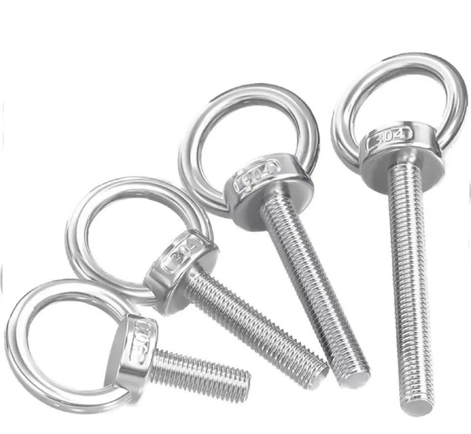 Buy High Quality 304 Stainless Steel M6 M8 M10 M12 Hanging Ring Bolts ...