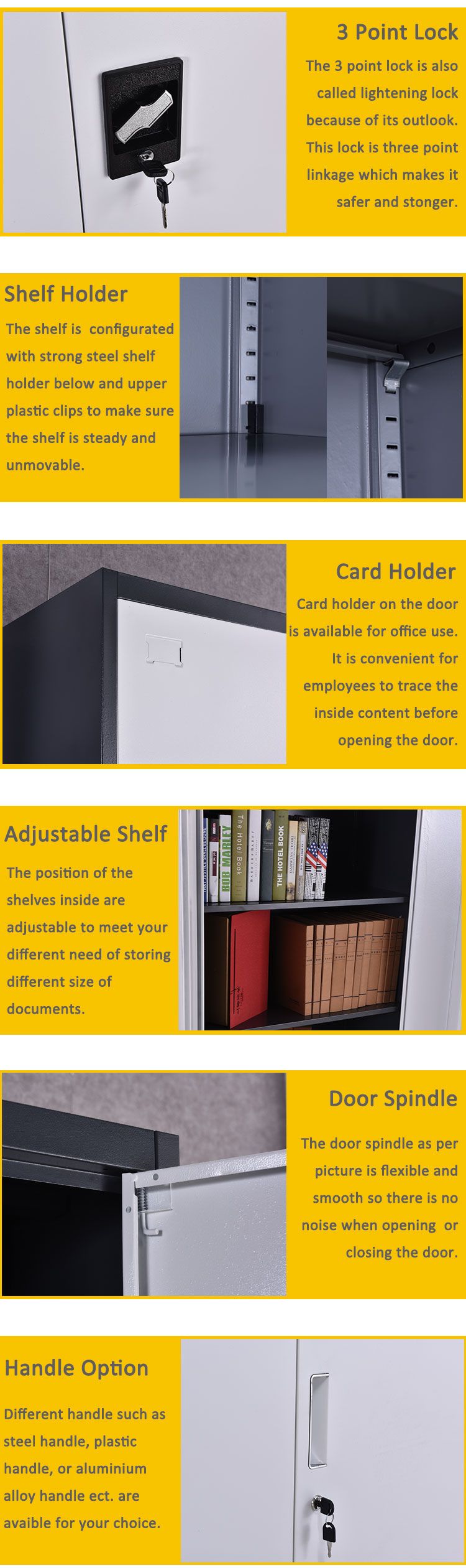 Buy Metal Glass Door File Cabinet With Two Middle Drawers from Luoyang ...