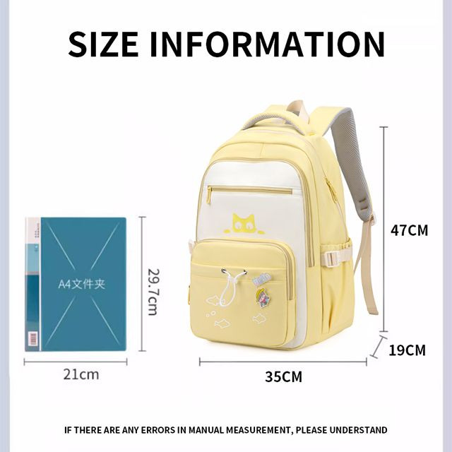 Buy Waterproof School Preppy Style Laptop Backpack For Female Girl And ...