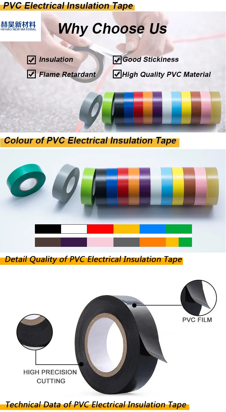 Buy Pvc Electrical Insulation Tape Pvc Electric Insulating Tape Roll ...