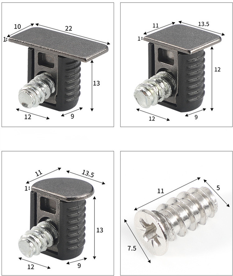 Buy Furniture Invisible Connector Removable Furniture Hidden Connector ...