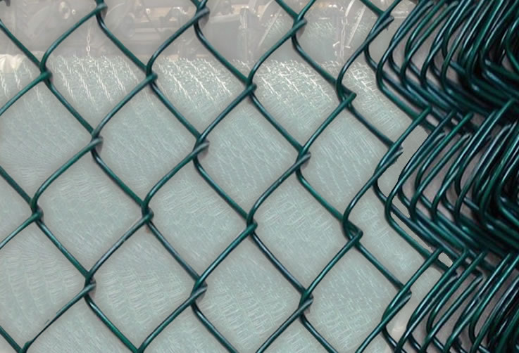 Buy Galvanized And Pvc Coated Galv. Steel Wire Chain Link Fence from ...