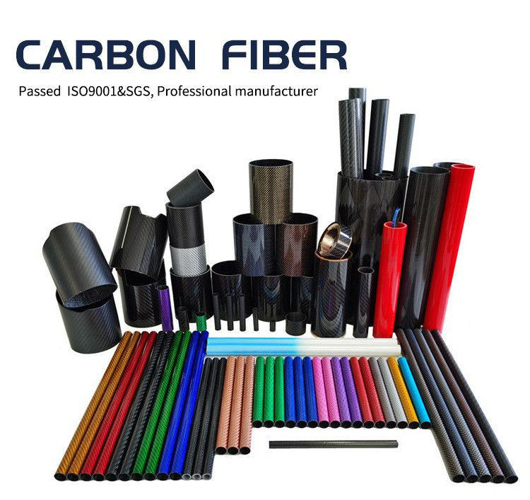 Buy High Pressure Carbon Composite Tube Lightweight Colored 3k 100% ...