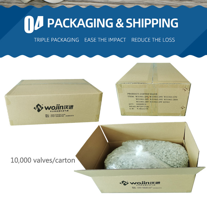 Buy One Way Degassing Valve For Heavily Degassing Products from Wojin ...