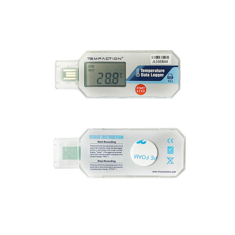 Buy Single Use Lcd Display Temperature Data Logger For Cold Chain Monitoring from Shenzhen AKS ...
