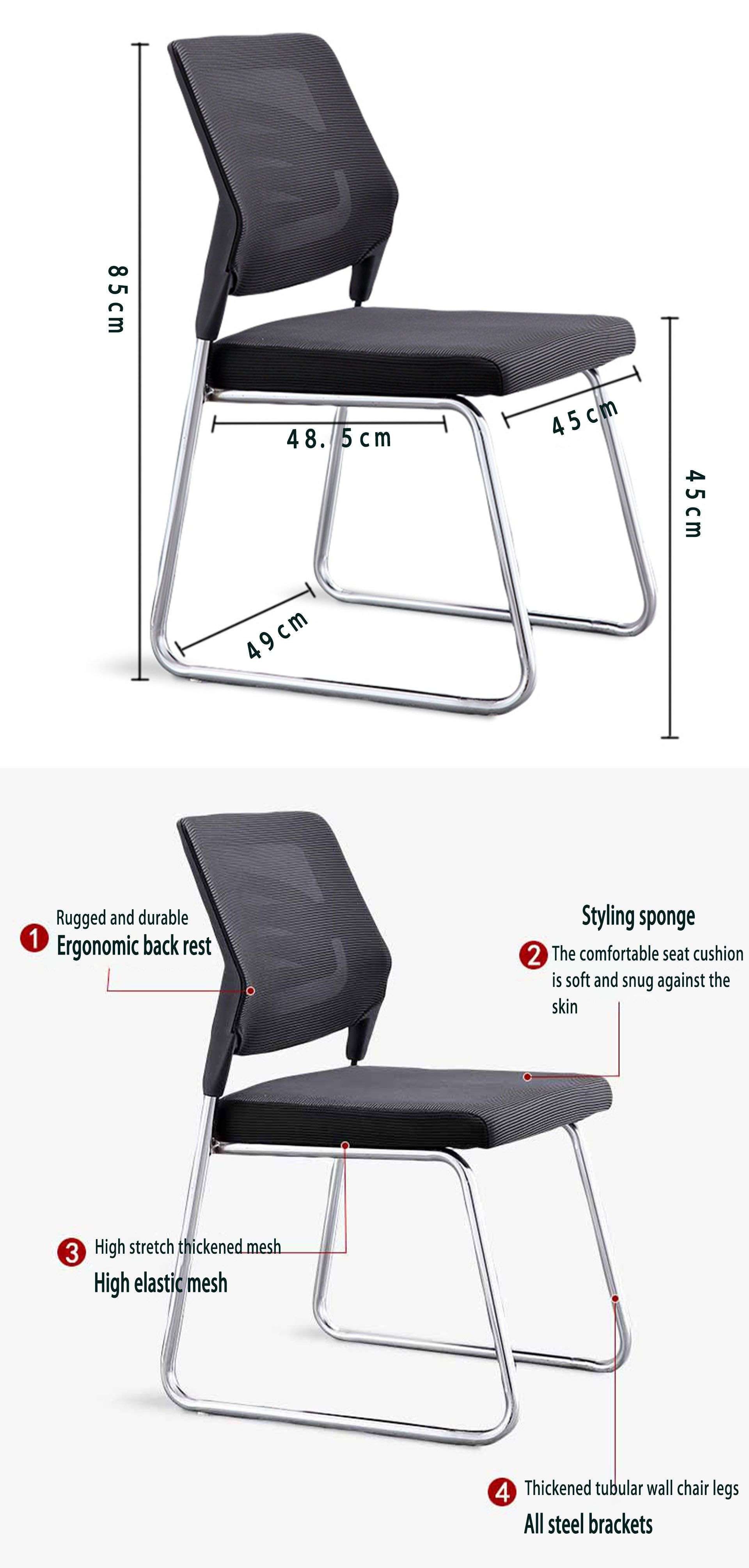 Buy Simple Office Chair, Bow Staff Chair, Ergonomic Casual Reclining ...