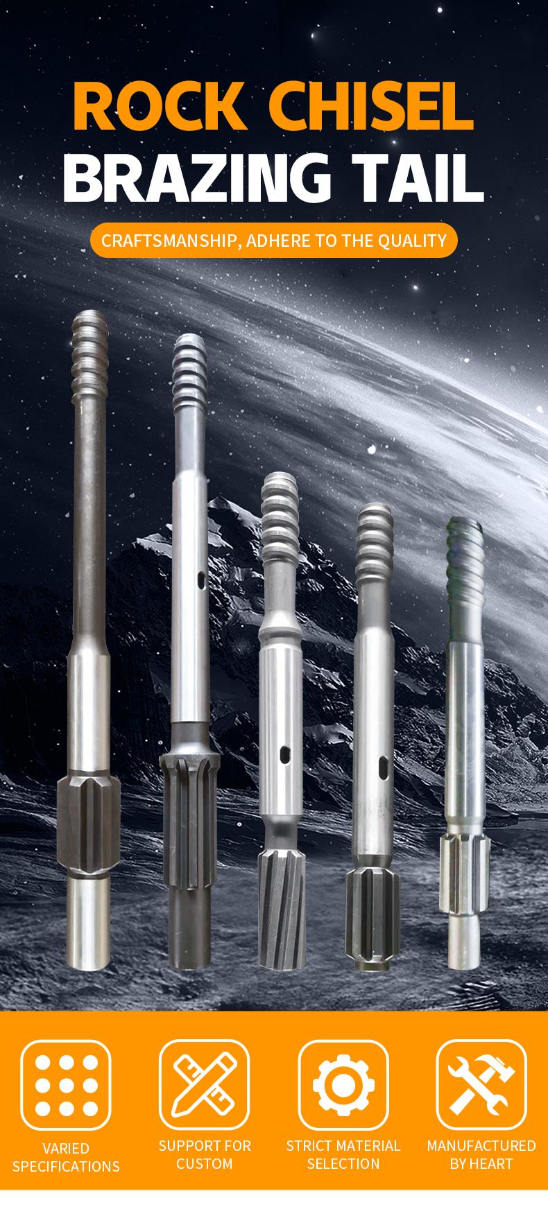 Buy Mining Tools Rock Drill Rod Parts T45 T51 T38 Thread Shank Adapter ...