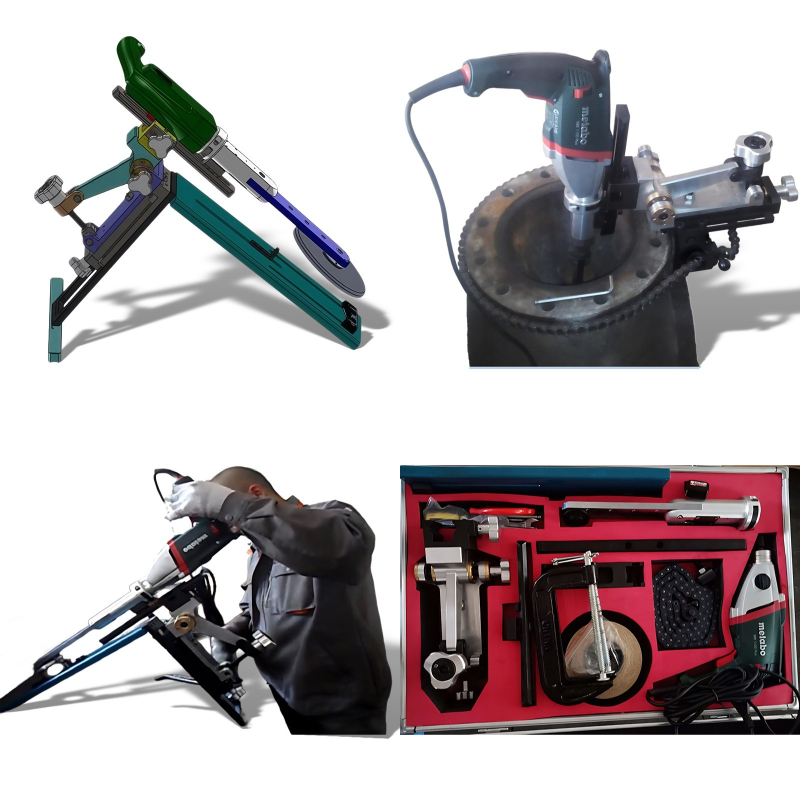 Buy Mz150 Dn50-150mm (2-6inch) Portable Gate Valve Grinding Machine ...