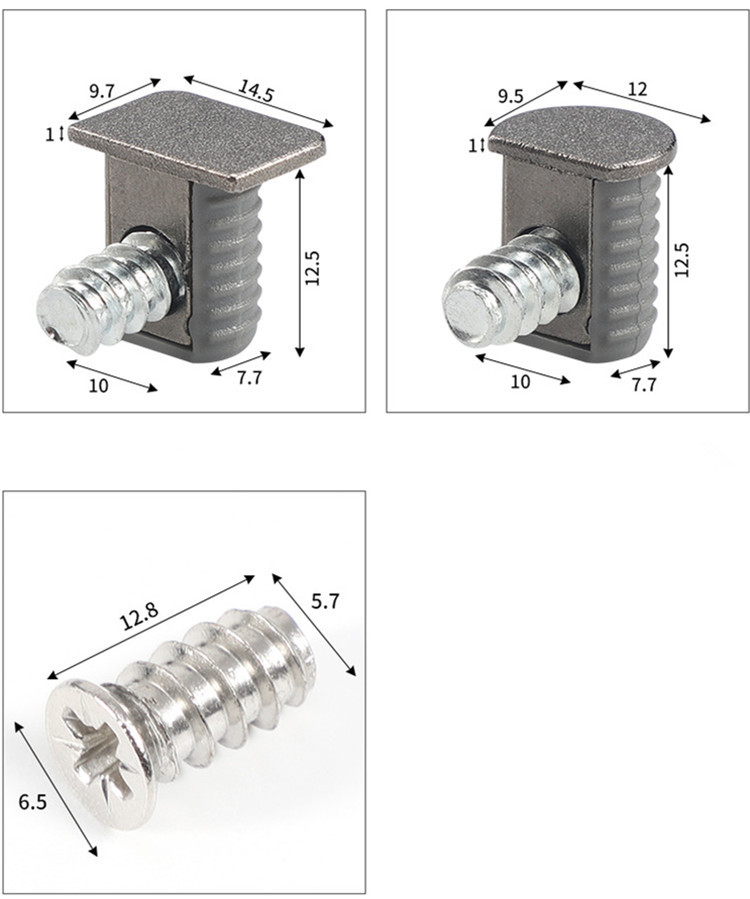 Buy Furniture Invisible Connector Removable Furniture Hidden Connector ...
