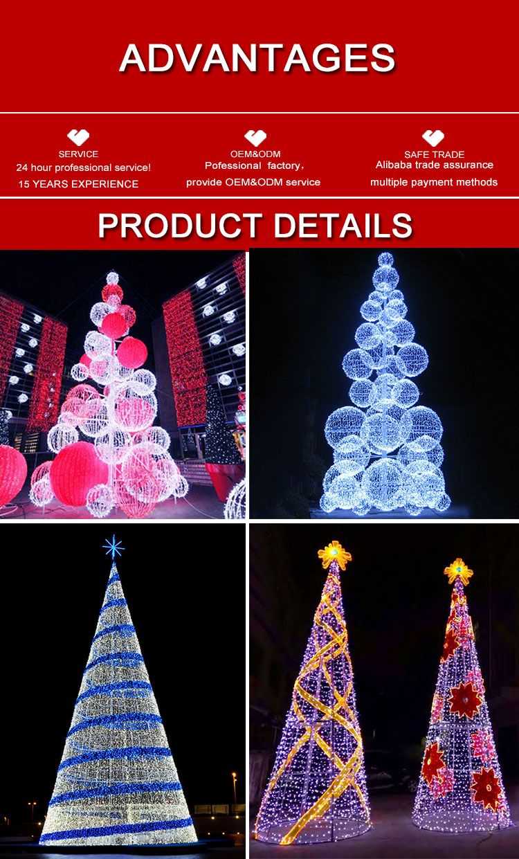 Buy Multi Color 3d Outdoor Lighting Glitter Decoration Giant Led ...