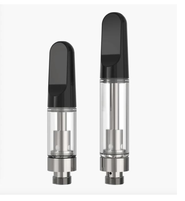 Buy 0.8ml Empty Glass Carts With Black Ceramic Tips-fits All 510 Thread ...