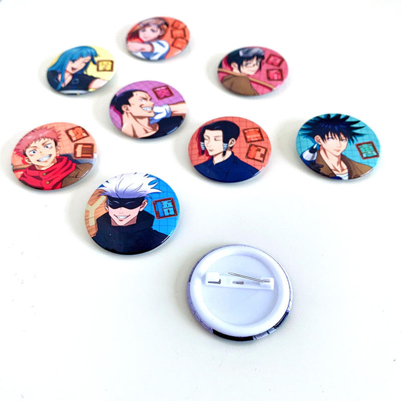Buy Manufacturers Custom Anime Buttons Pin Tinplate Badge Heart Star ...