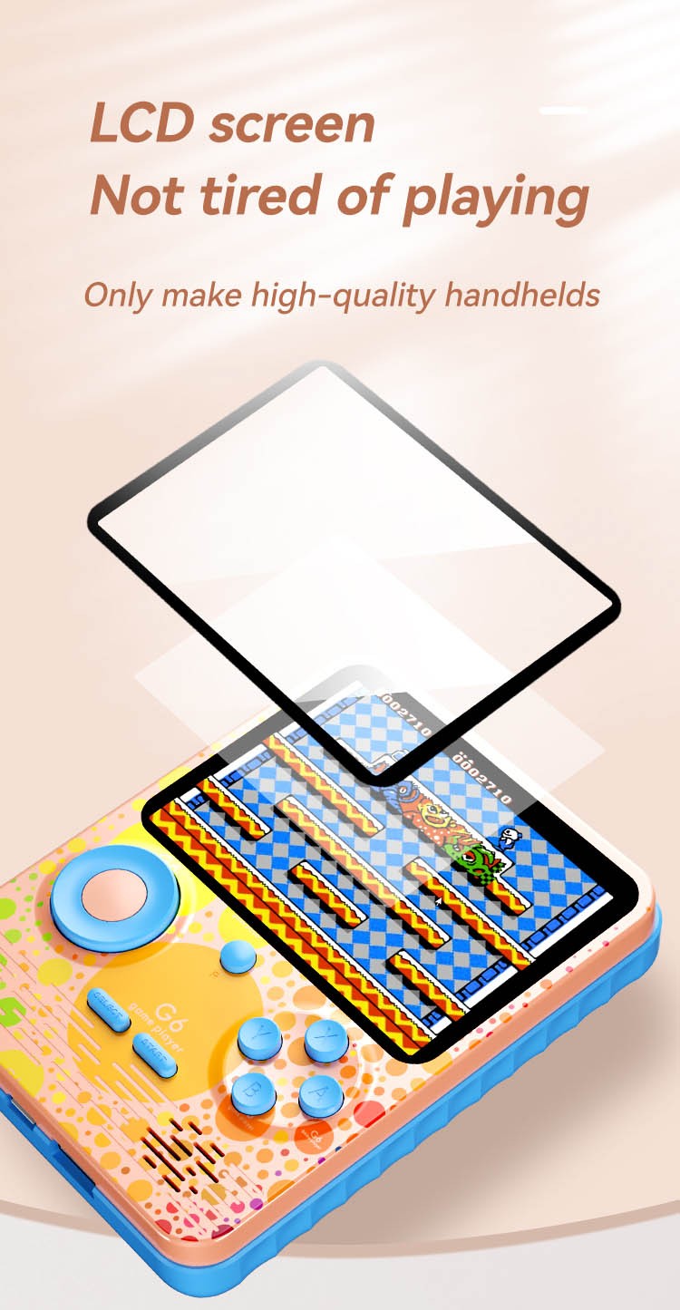 Buy Game Console G6 With 666 Classic Games Handheld Game Player from ...