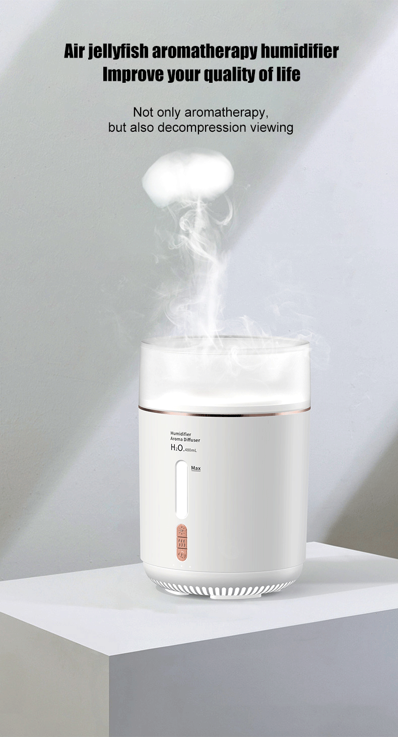 Buy Customizable Desktop Portable Jellyfish Mist Ring Mini Diffuser ...