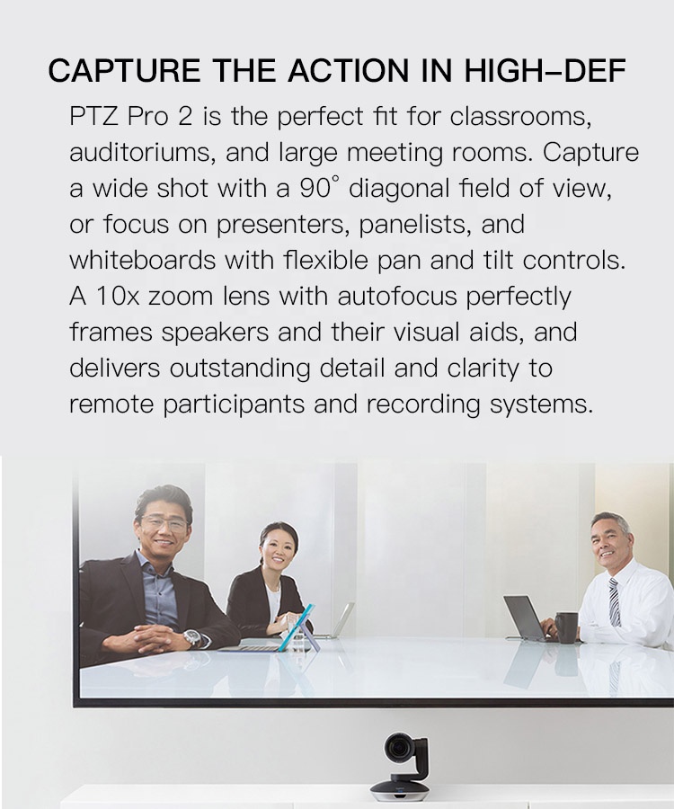 Buy Logitech Cc2900ep Ptz Pro 2 Conference Webcam Hd1080p Camera For ...