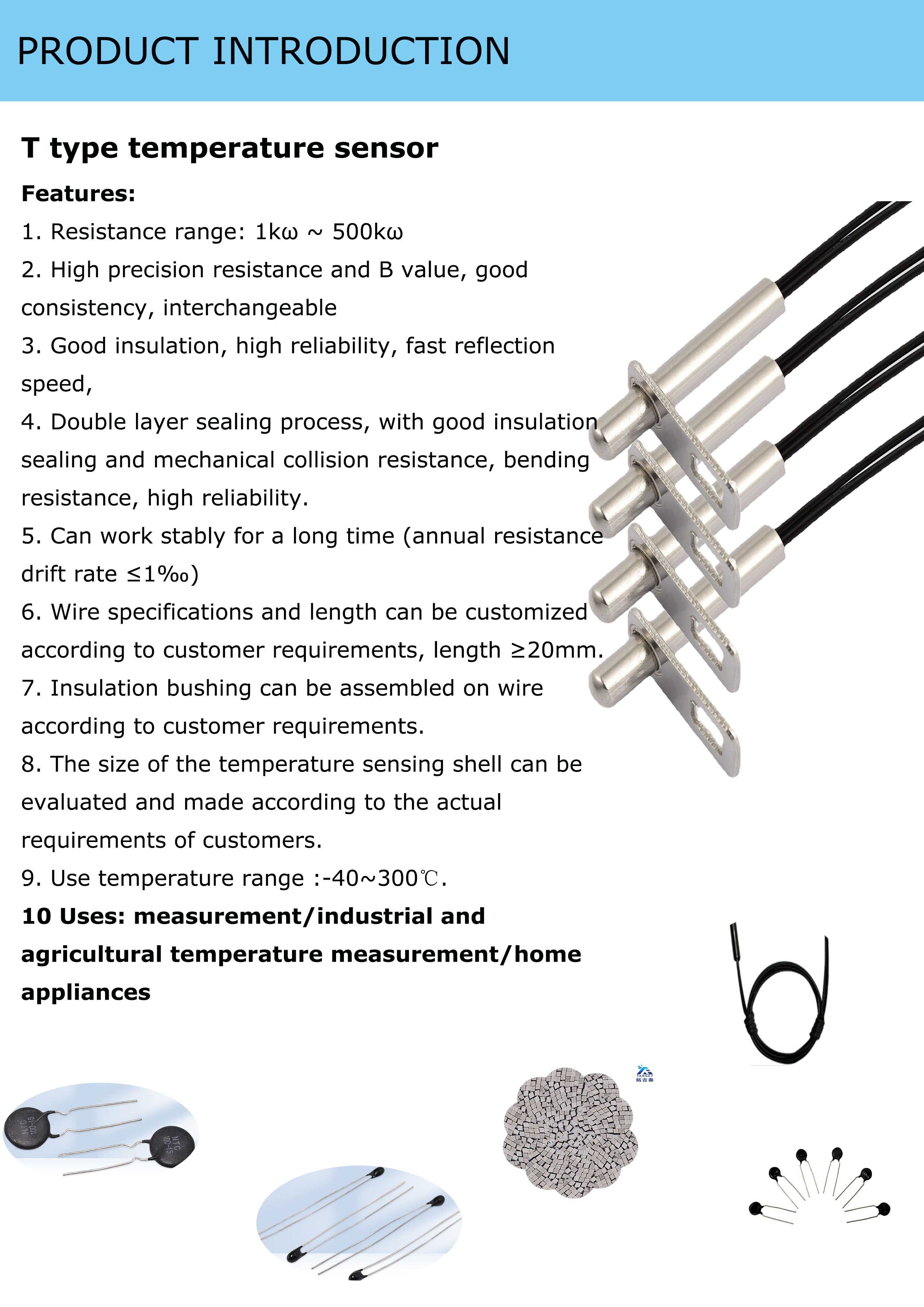 Buy Nct Temperature Sensor -outlet Oven Temperature Probe from Anhui ...