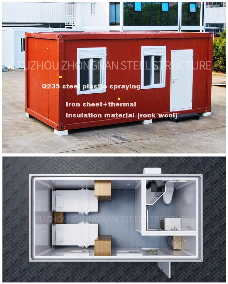 Buy Zhongnan 20ft Luxury Mobile Modular Container House Tiny Home ...