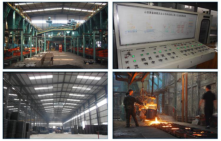 Buy Heavy Duty En124 Class E600 Ductile Iron Road Manhole Cover ...