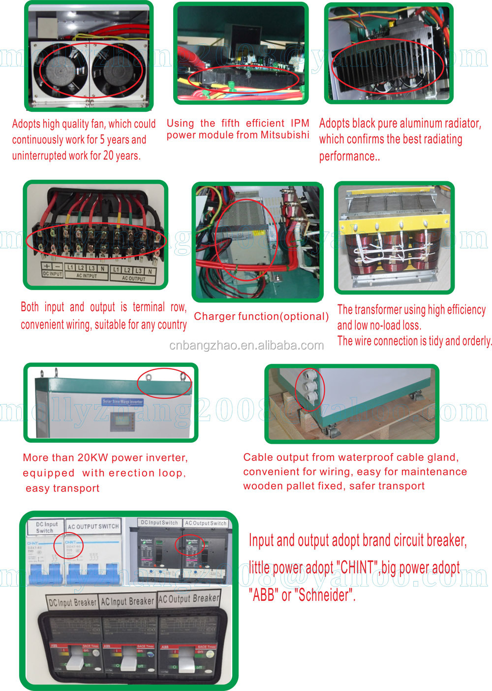 Buy High Power Solar Stand Alone System Off Grid Hybrid Inverter 200kw ...