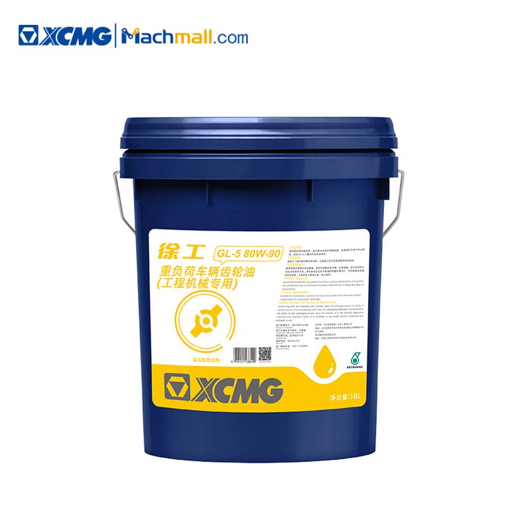 Buy Xcmg Crane Spare Parts Heavy Duty Vehicle Gear Oil Gl-5 80w-90 (18l ...