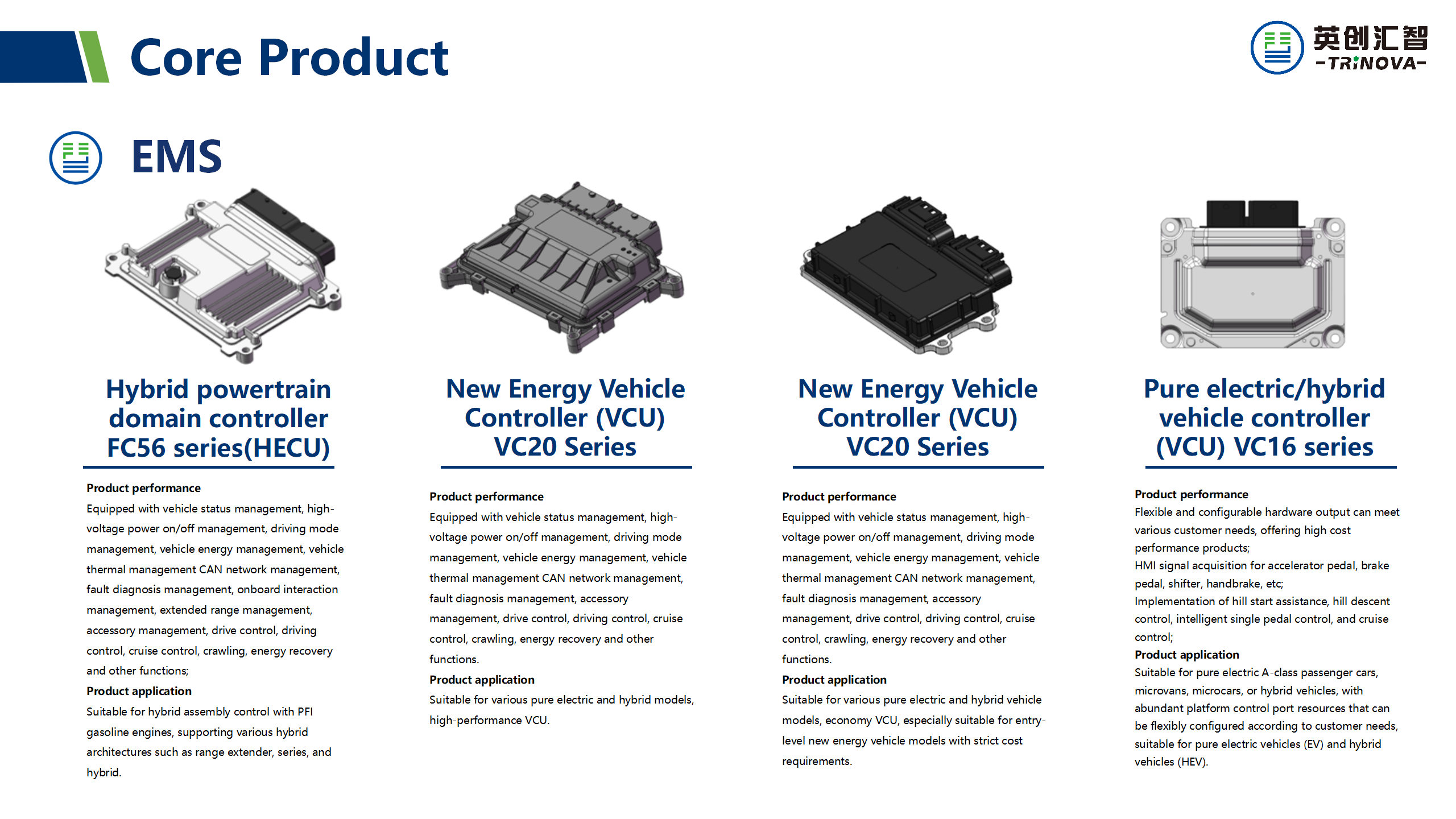 Buy New Energy Vehicle Controller (vcu) Vc20 Series from Beijing ...
