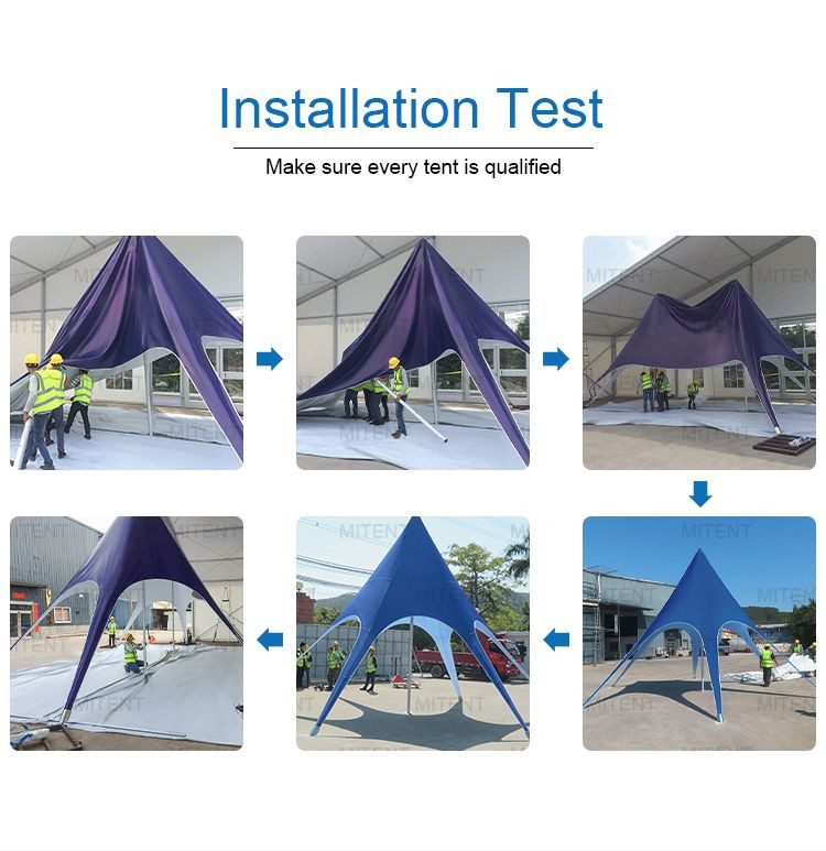 Buy Double Top Star Marquee Tent from Guangzhou Mite Tent Co.,Ltd ...