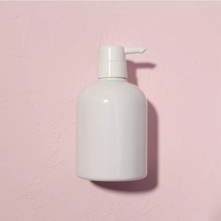 Buy 100ml 250ml 350ml 500ml Empty Gloss White Squat Short Round Bottle ...