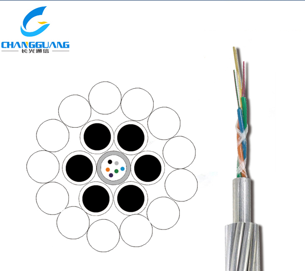 Buy 132kv Overhead Transmission Line 24 Core Stainless Steel Central ...