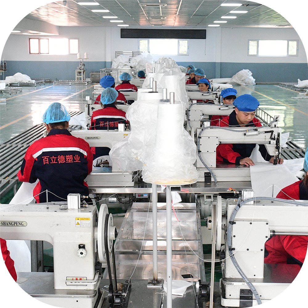 Buy 1500kg Baffle Block Bottom Bulk Bag Tote Bag Fibc Bag Uv Caoted ...