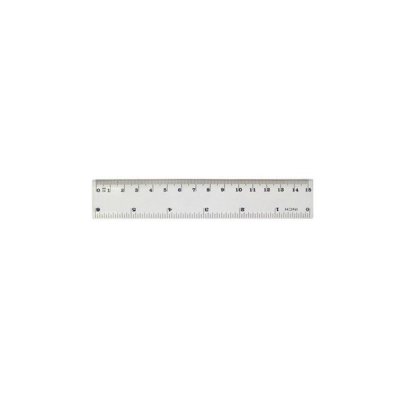 Buy 15cm Transparent Ruler Plastic Straight Ruler from Shanghai Baisan ...