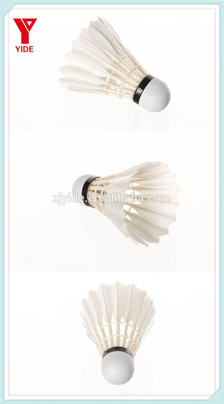 Badminton Shuttlecock Goose Feather selling High Quality