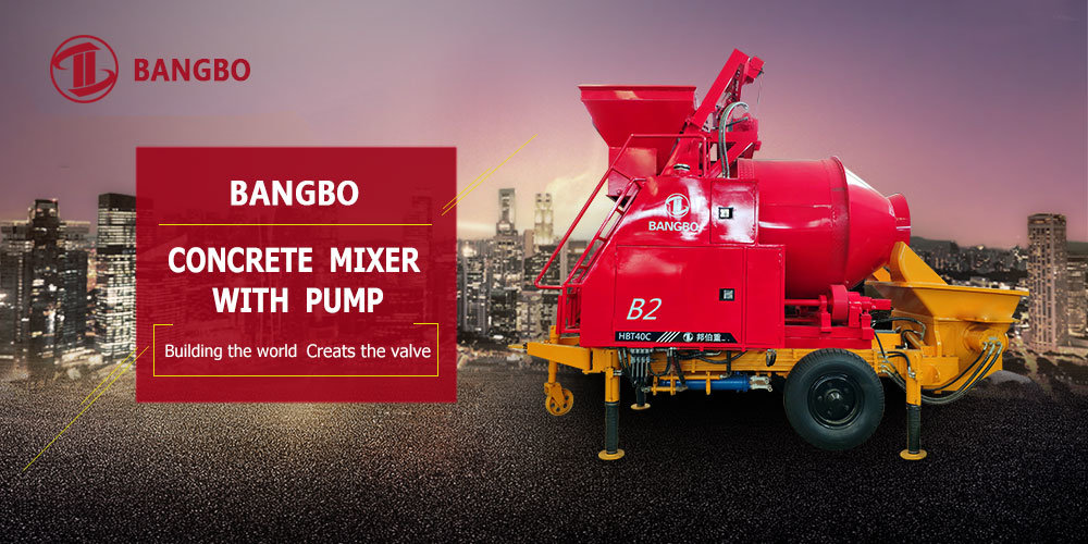 Buy 30m3/h Self Loading Concrete Mixing Portable Cement Mixer Pump Mini ...