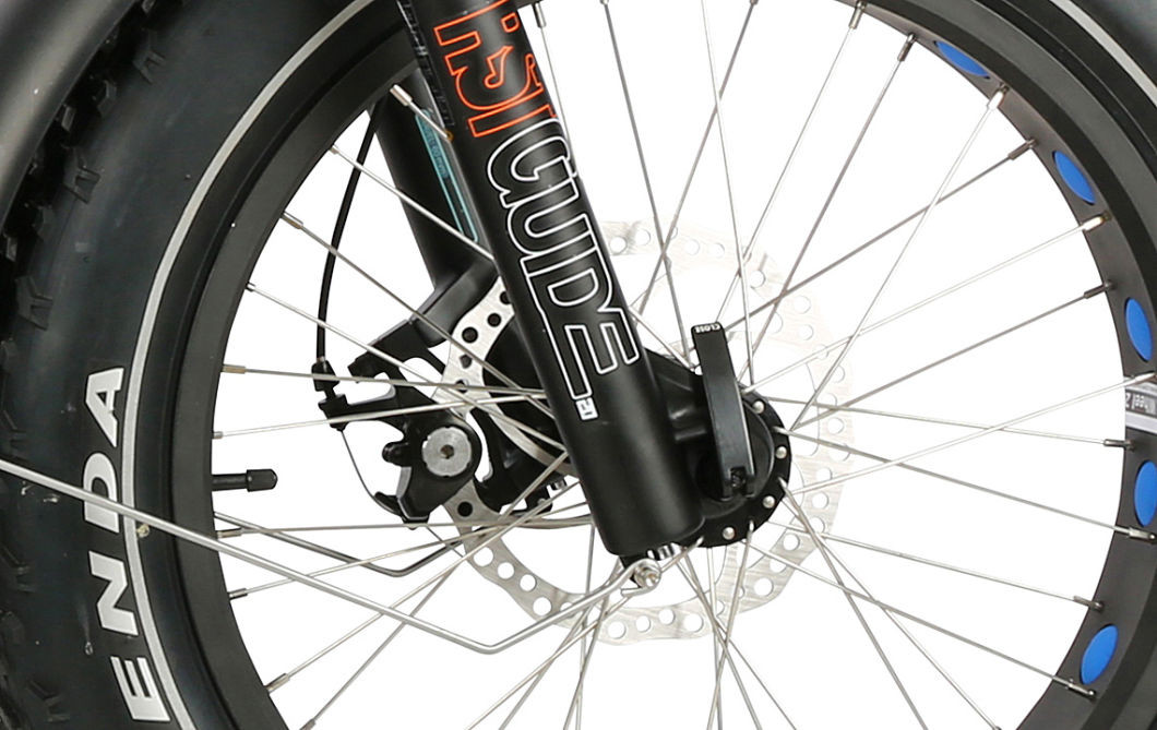 Buy 350w 48v Ebike Folding Electric Bike Mozo Fork With Suspension Snow ...