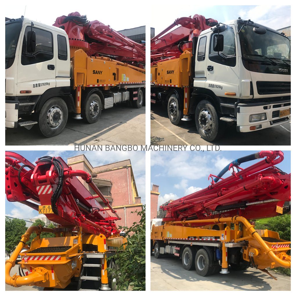 Buy 46m Concrete Placing Boom Beton Pumper Machine Renewed Concrete ...