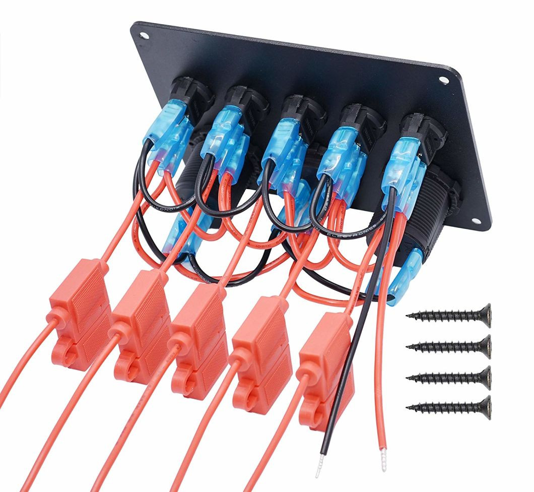 Buy 5 Gang On-off Toggle Switch Multi-functions Panel from Dongguan ...