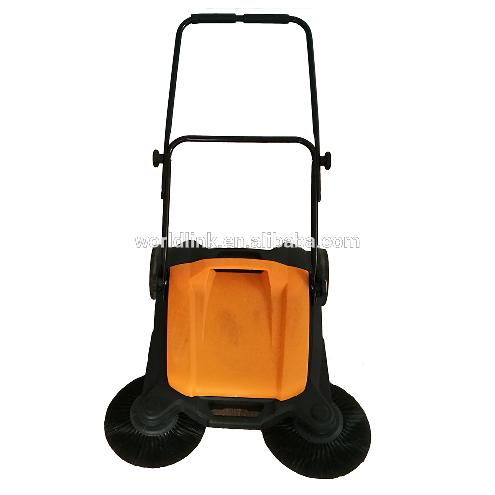 Buy 650x630x1150mm Plastic Hand Push Manual Floor Sweeper from Qingdao ...