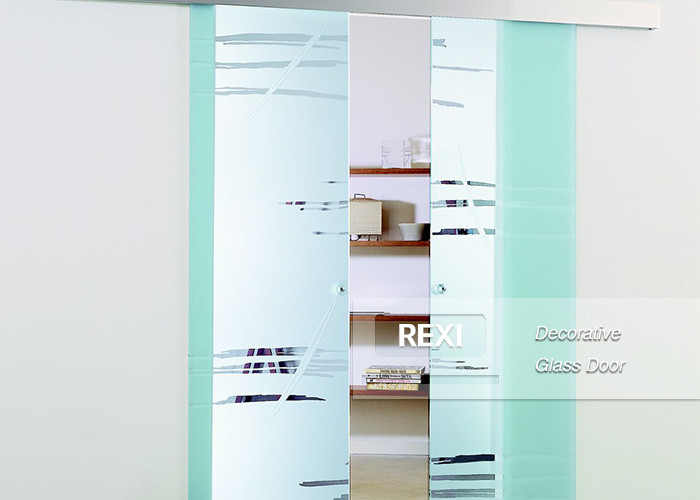 Buy 8mm 10mm 12mm Ceramic Fritted Acid Etched Decorative Tempered ...