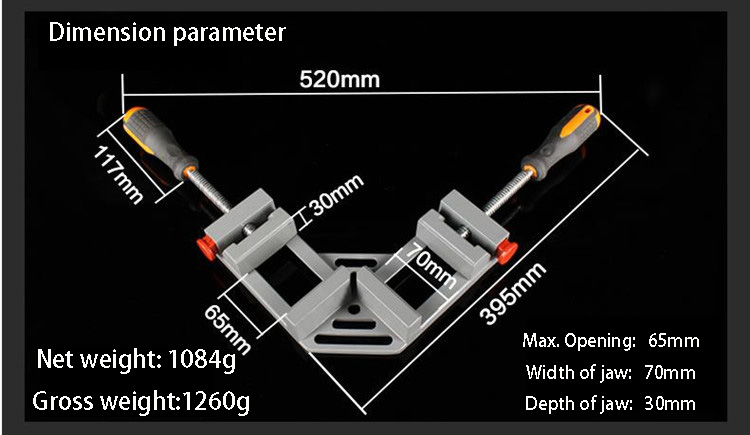 Buy 90 Degree Adjustable Right Angle Clamp,welding Angle Clamp,right ...