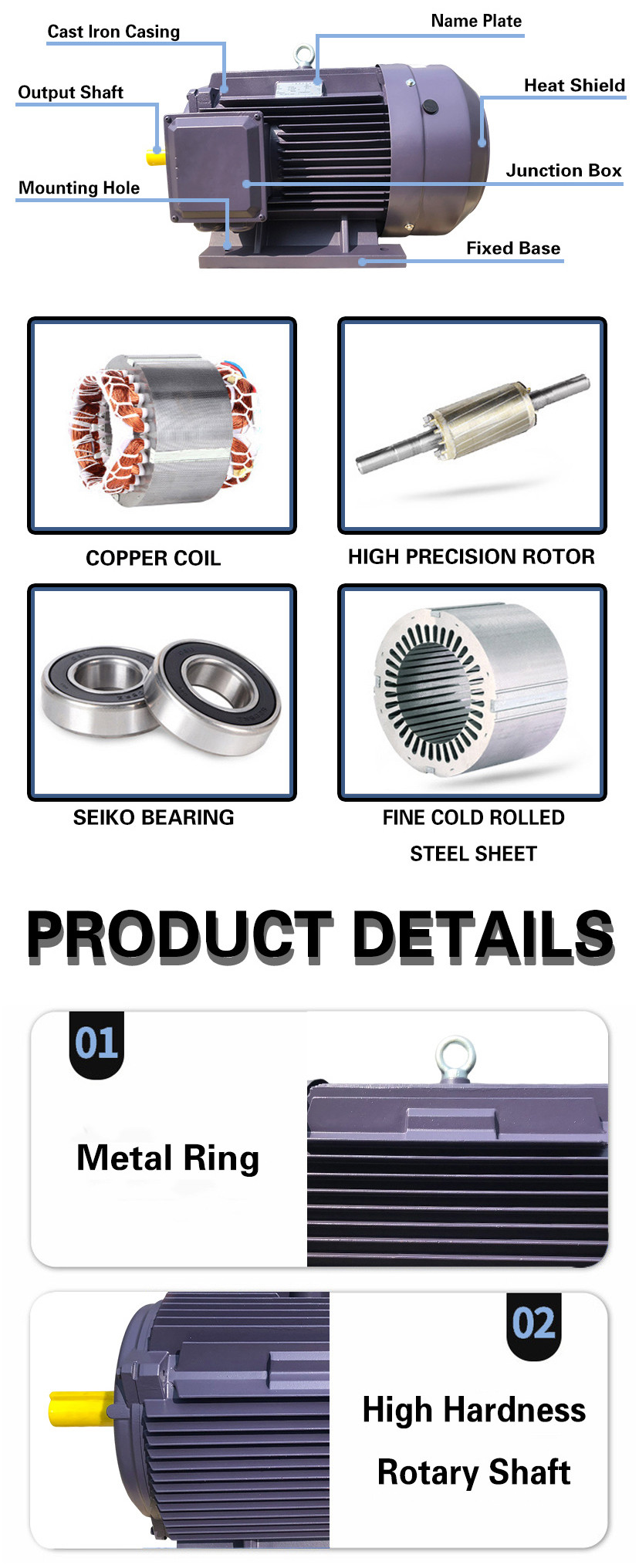 Buy Ac Permanent Magnet Synchronous Electric Motor Permanent Magnet ...